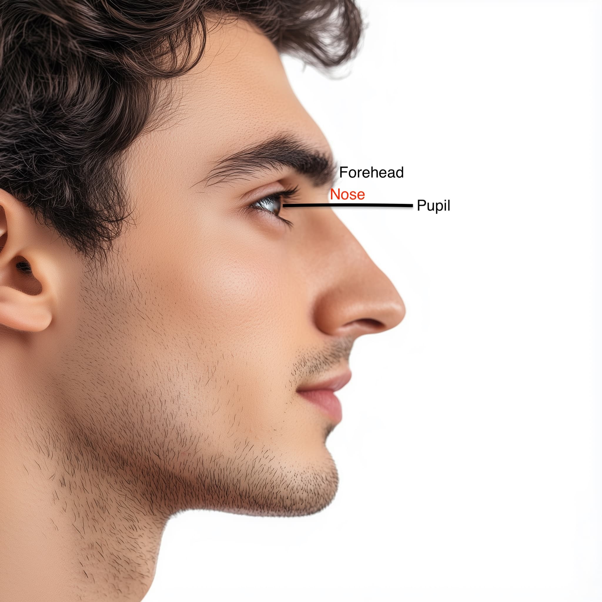Radix Surgery in Houston | Correcting Nose Radix (Distance Between Nose ...